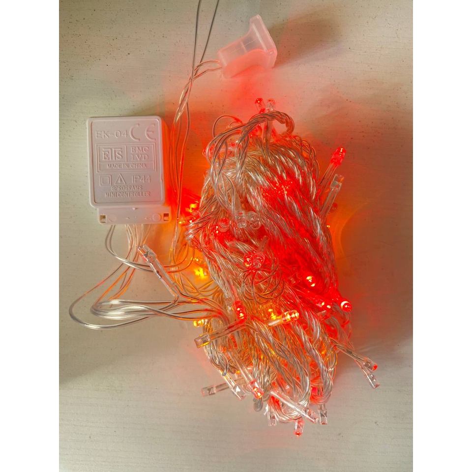 TECHZONE- 96 L/100L LED Curtain Christmas Light ( 96 L) | Lazada PH