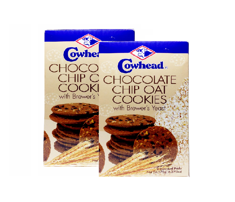 COWHEAD CHOCOLATE CHIP OAT COOKIES 178G set of 2 | Lazada PH