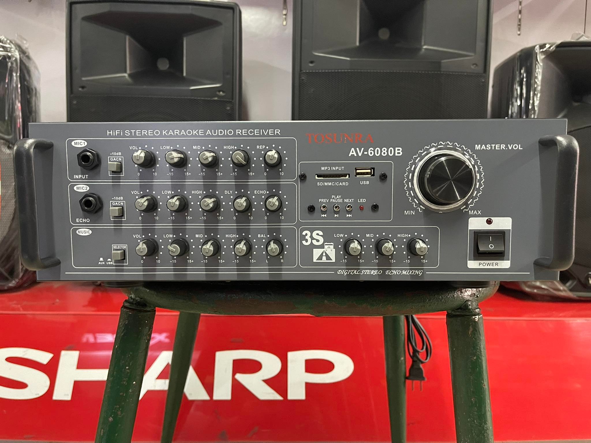 Tosunra AV-6080B karaoke Amplifier 300watts per channel | Lazada PH