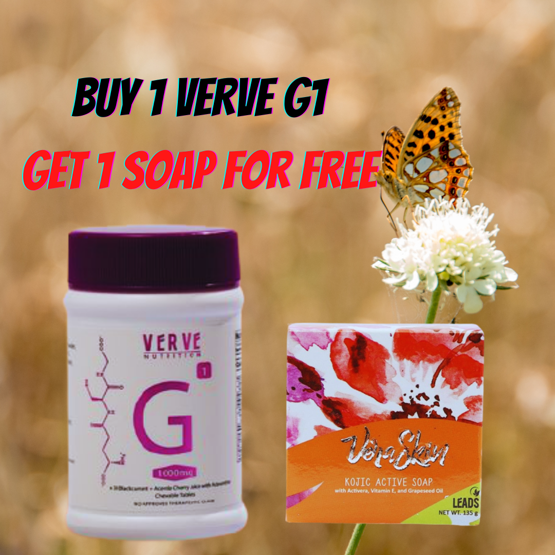 Verve Nutrition G1 Glutathione Complex Chewable tablet Whitening, Anti ...