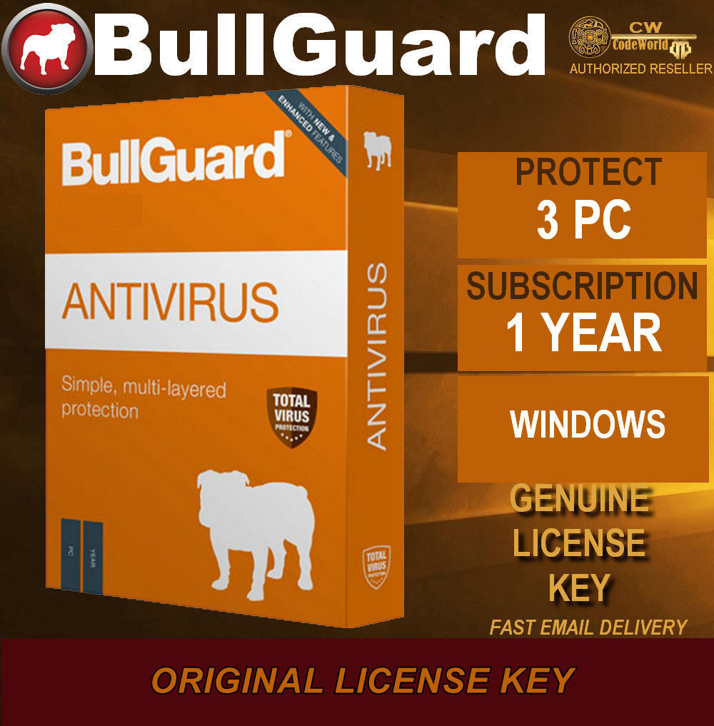 BULLGUARD ANTIVIRUS 2023 3PC-1YEAR LICENSE KEY ONLY | Lazada PH