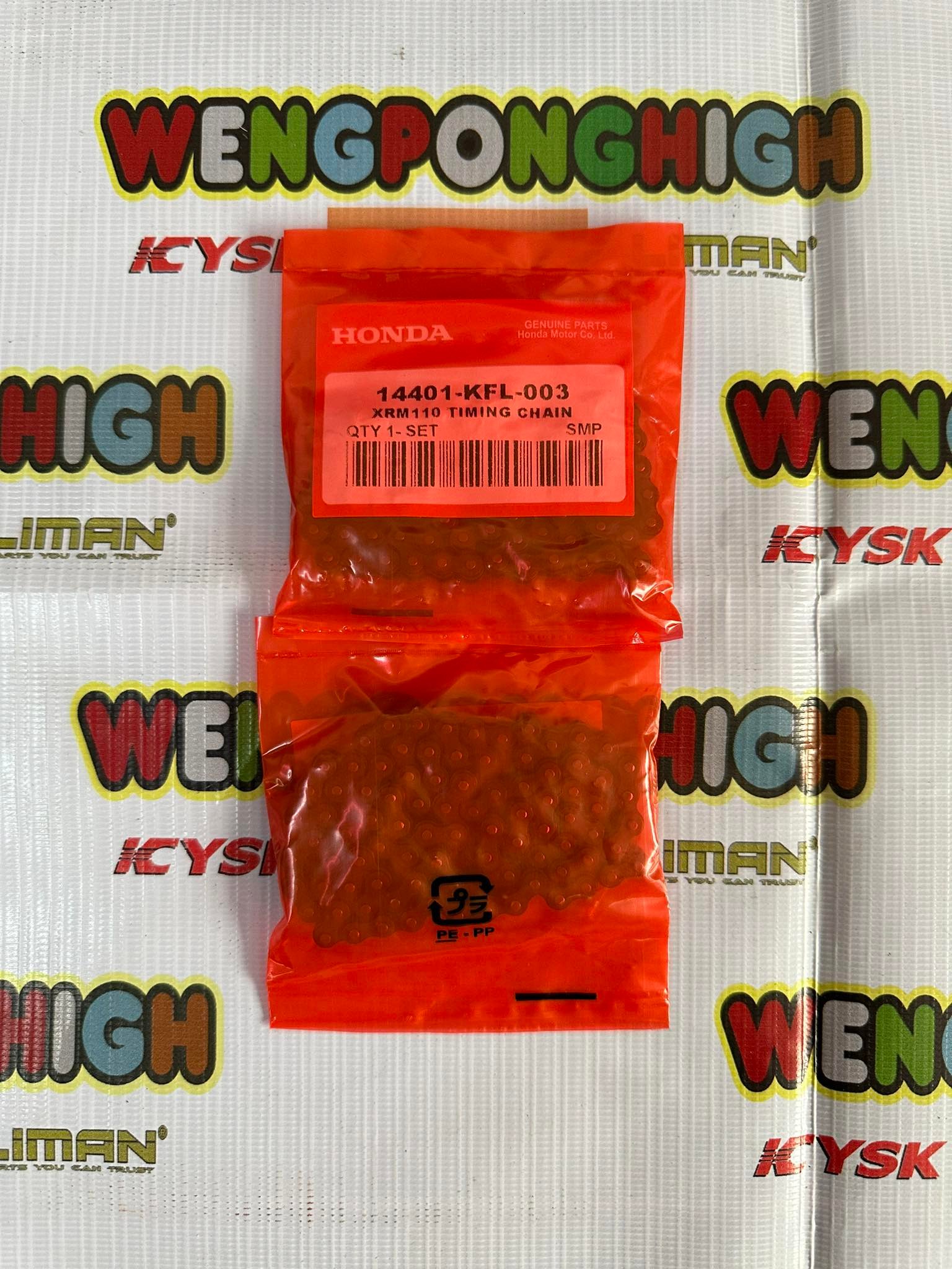 TIMING CHAIN 25H-90L XRM110/CB125/DASH110/CB110/RS110 YSK BRAND OEM ...