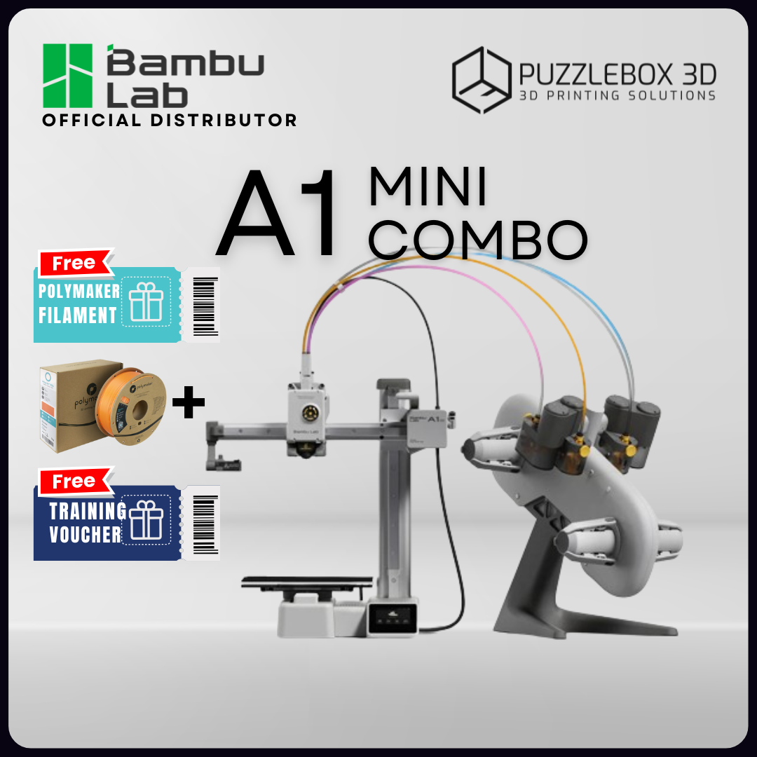 Bambu Lab A1 Mini and A1 Mini Combo 3D Printer allows 4-Color with AMS ...
