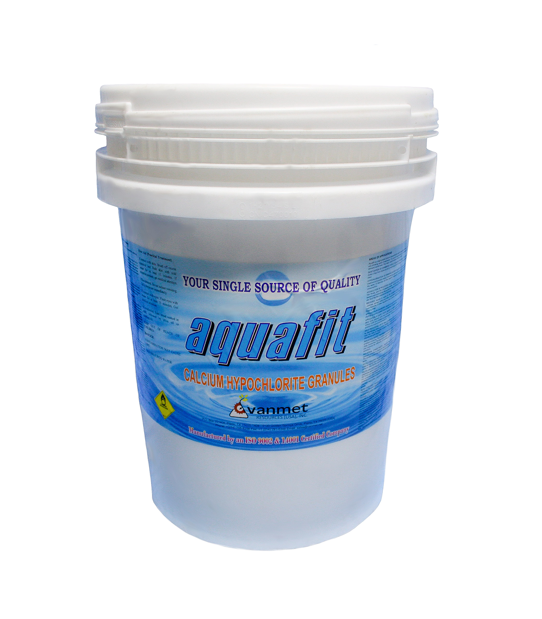 AQUAFIT Powder Chlorine 70% Granules 45 kilos | Lazada PH