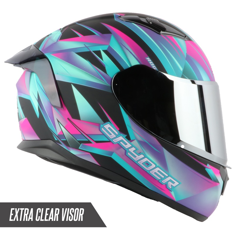 Spyder Full-Face Helmet ROGUE GD Series 4 (FREE CLEAR VISOR) | Lazada PH