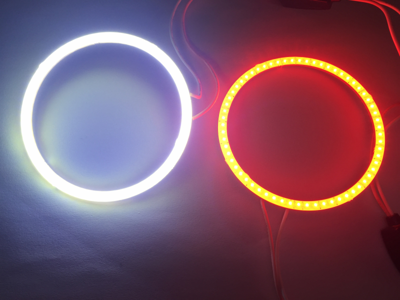 LED eagle eye round to the 12 v lamp ring face glowing red circle light ...