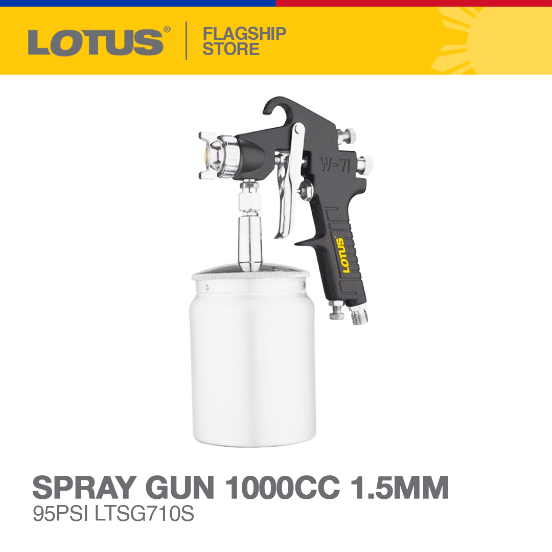 Lotus Spray Gun 1000CC 1.5MM 95PSI LTSG710S - Paint Tools | Lazada PH
