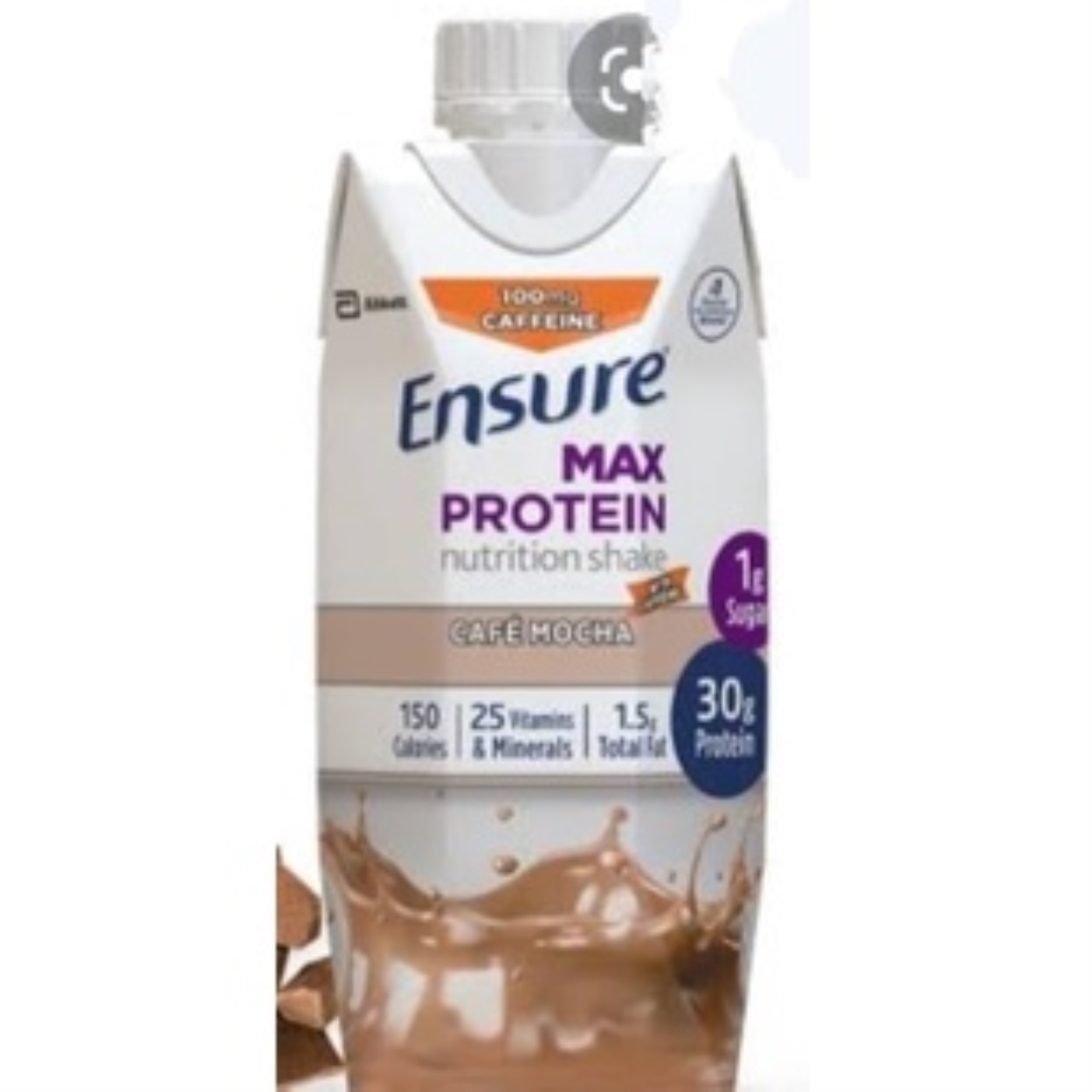ENSURE Max Protein Nutrition Shake (330ml) Cafe Mocha/Milk Chocolate ...