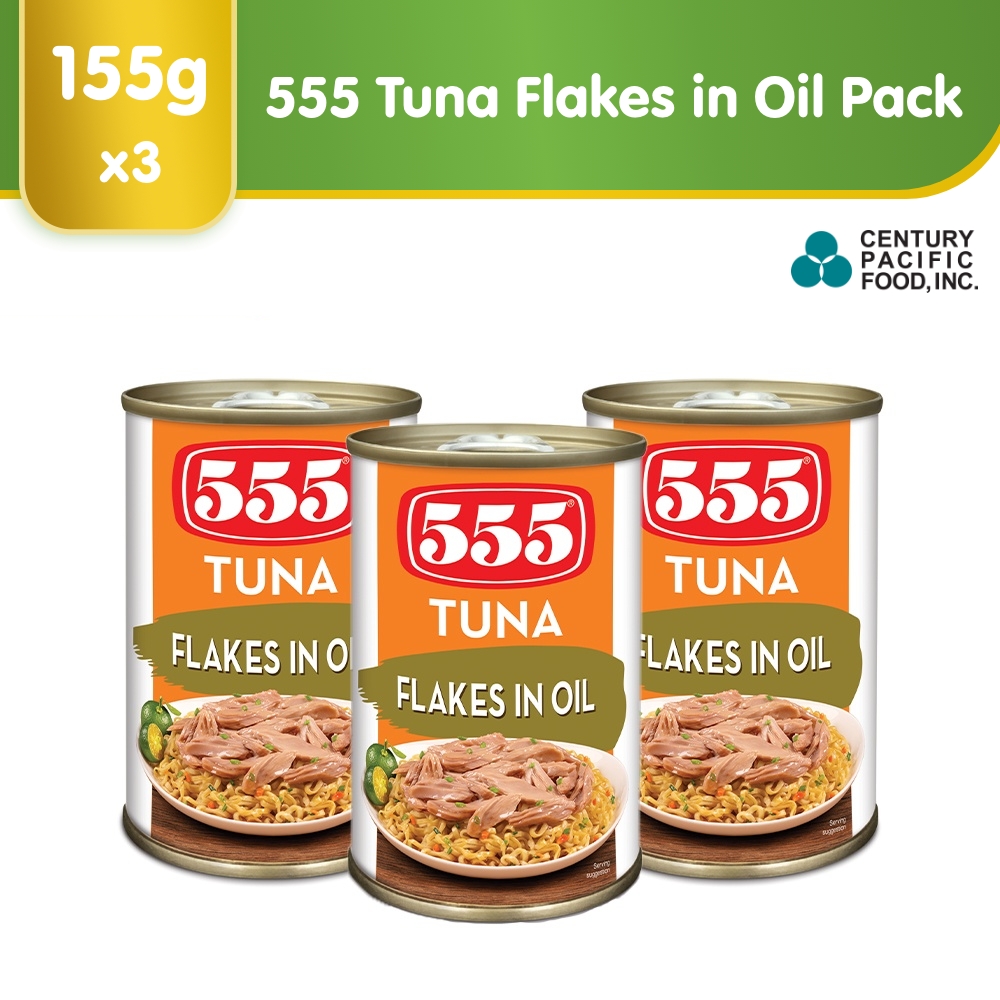 555 Tuna Flakes in Oil 155g Pack of 3 | Lazada PH