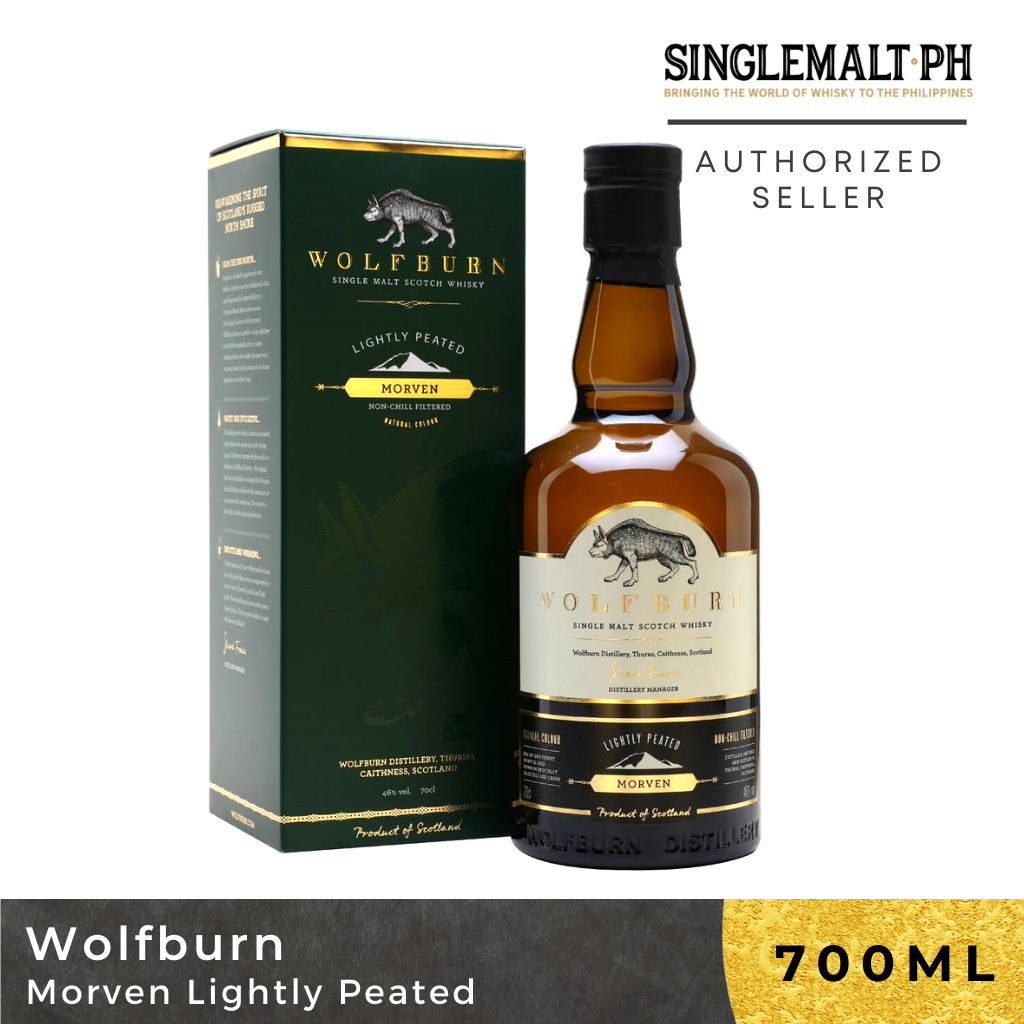 Wolfburn Morven Lightly Peated Single Malt Whisky 70cl | Lazada PH