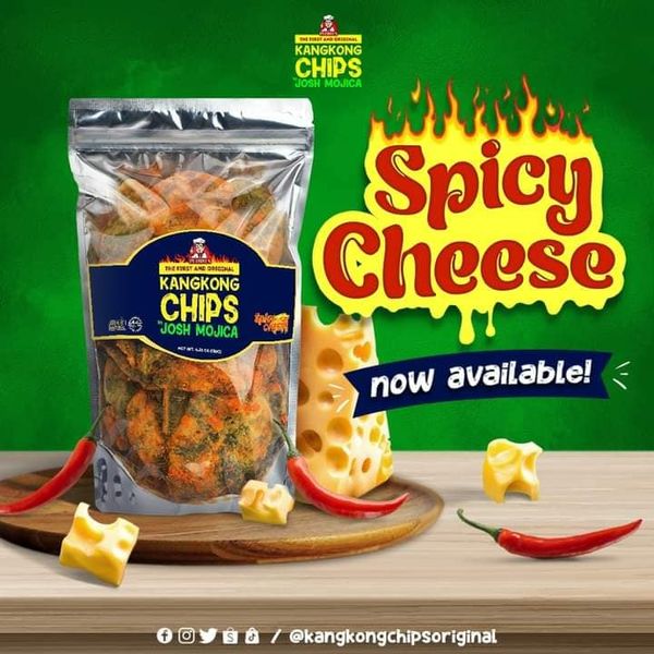 BEST SELLER KANGKONG CHIPS ORIGINAL SPICY BARBEQUE CHEESE SOURCREAM ...