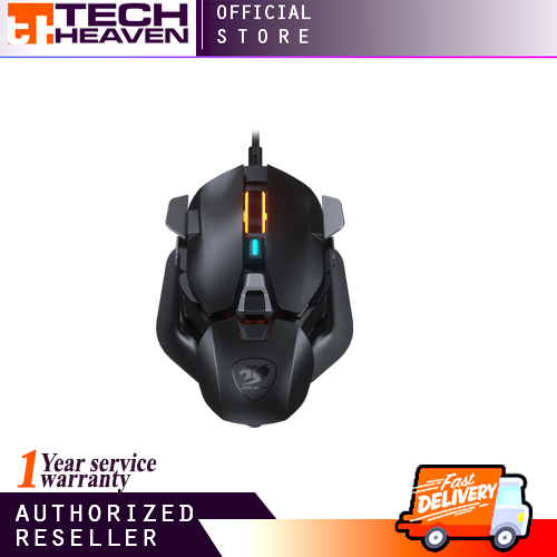 COUGAR DUALBLADER RGB FULLY CUSTOMIZABLE AMBIDEXTROUS OPTICAL GAMING ...