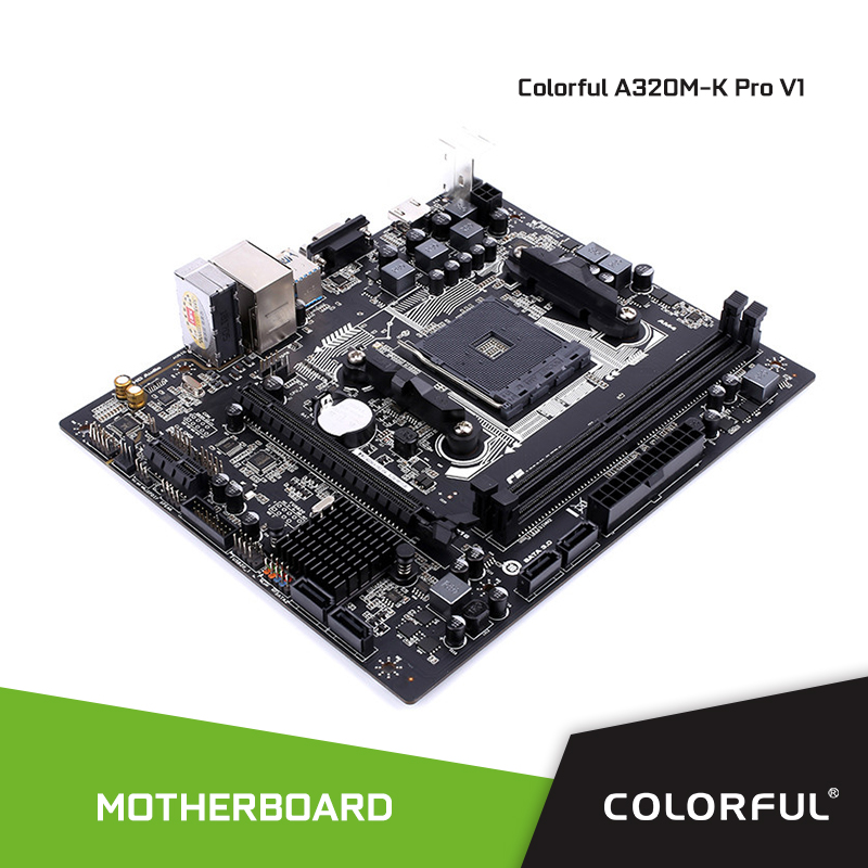 Colorful A320M-K PRO V14 Supports AMD Socket AM4 and Ryzen Series CPUs ...