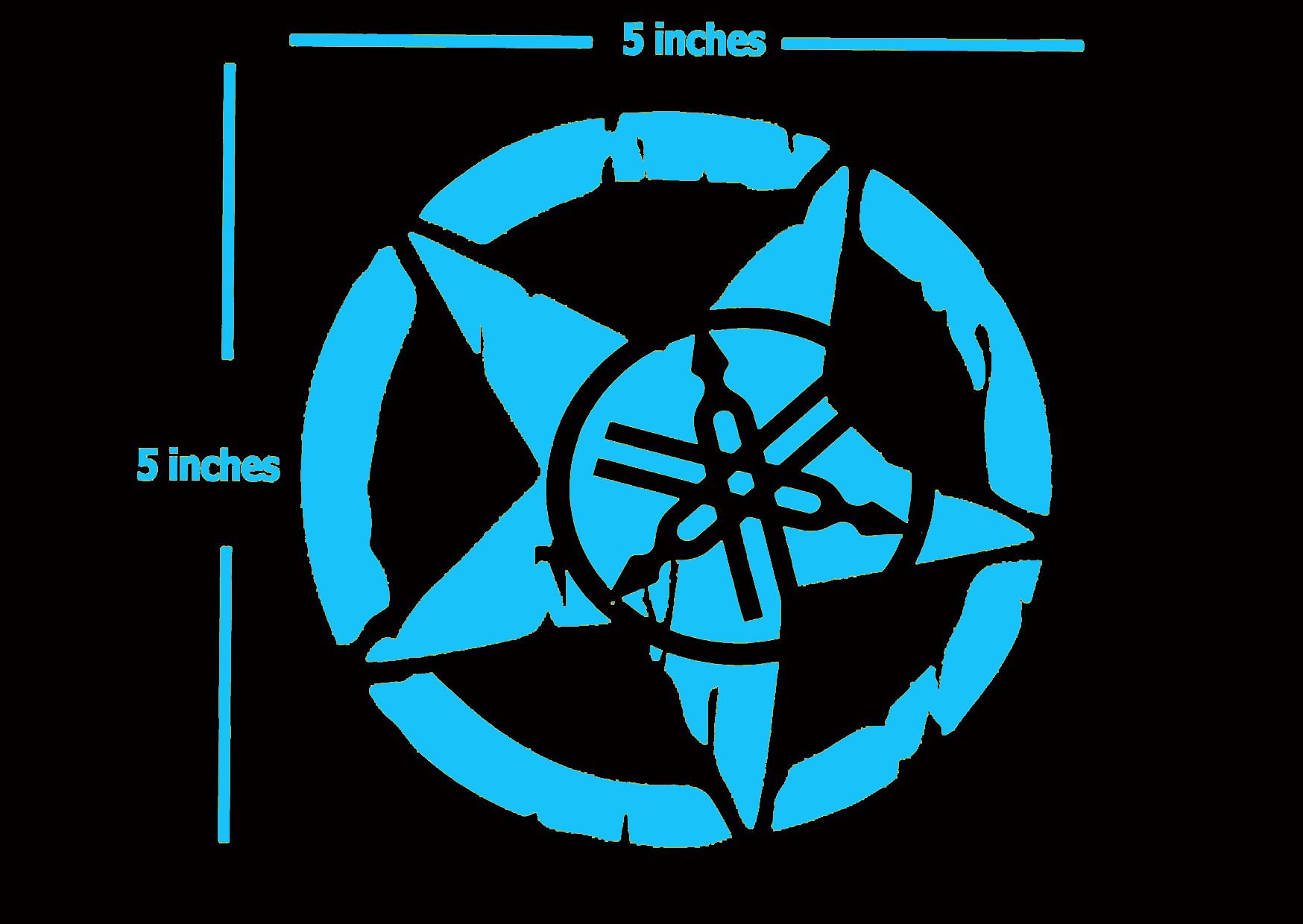 YAMAHA STAR LOGO 5X5 INCHES | Lazada PH