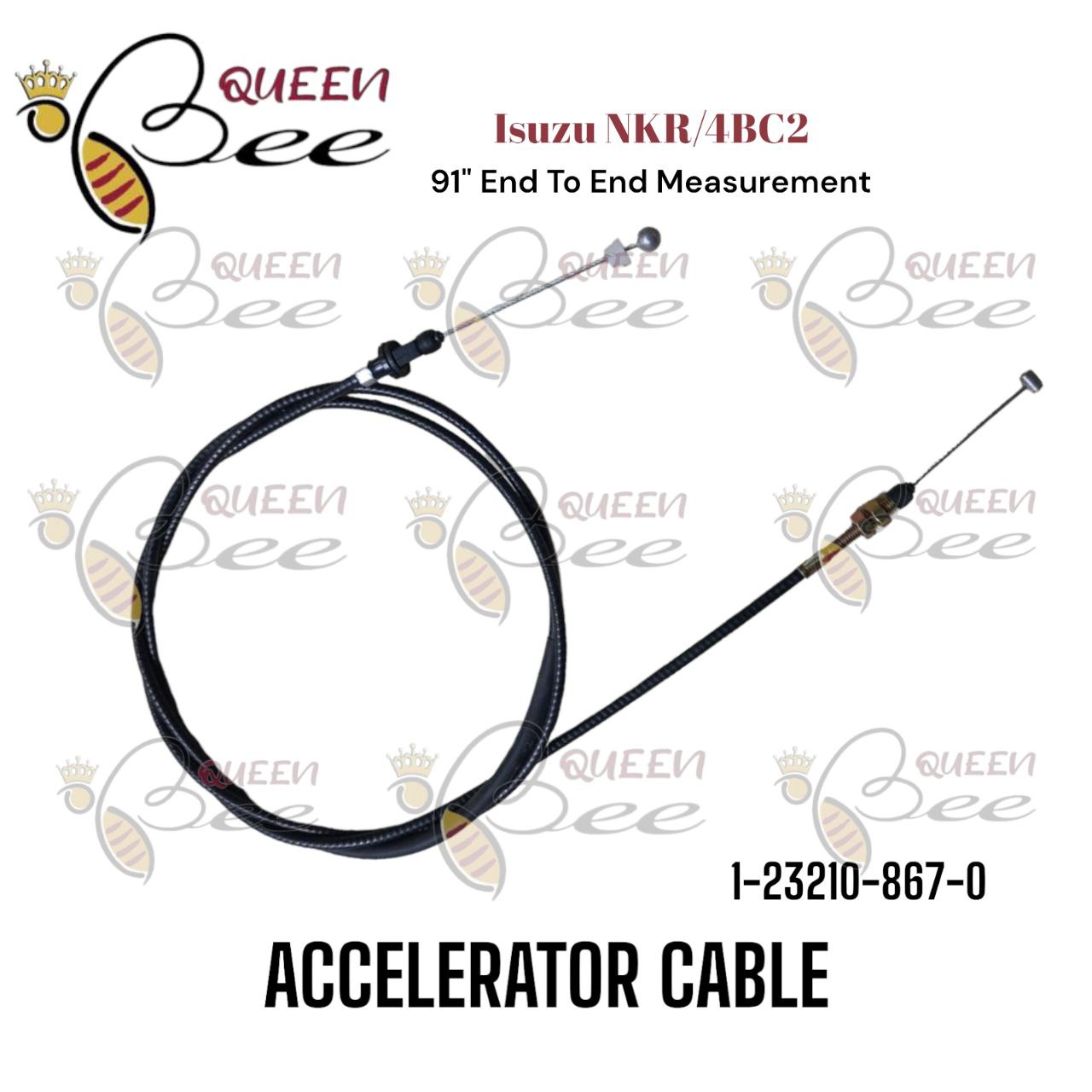 Isuzu NKR / 4BC2 Accelerator Cable 1-23210-867-0 Acceleratorcable ...