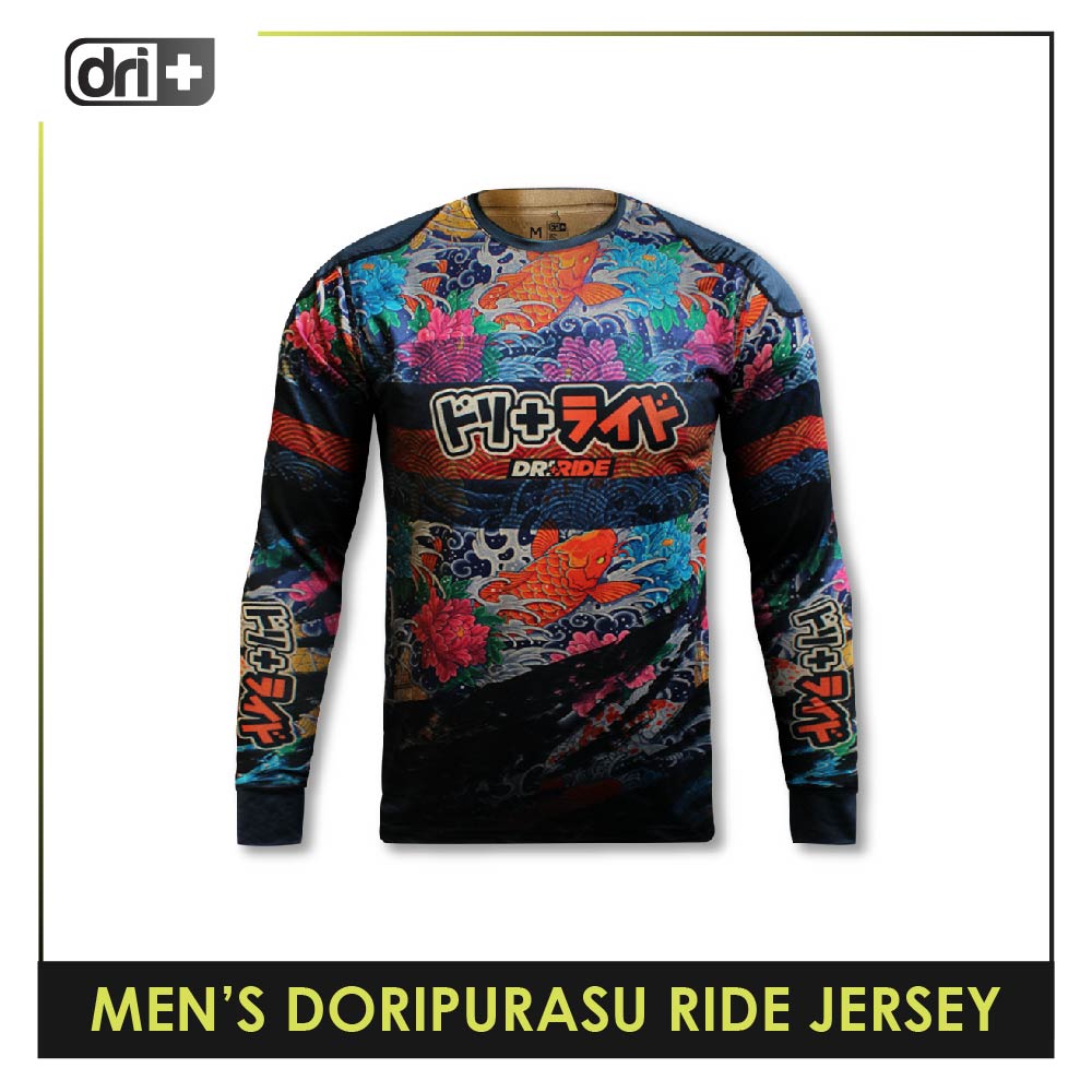 Dri Plus Men's Japanese Doripurasu Motorcycle Dri Jersey Long Sleeves 1 ...