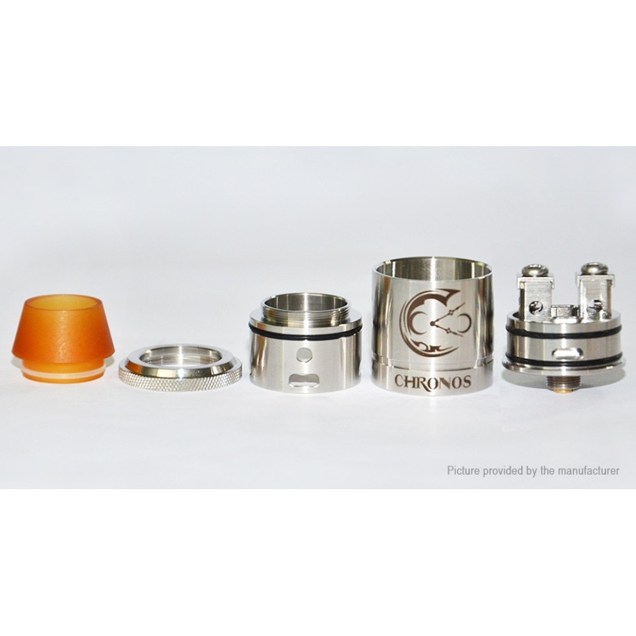 NMWC Vape Atomizer CHRONOS RDA 24mm diameter 304 stainless steel ...