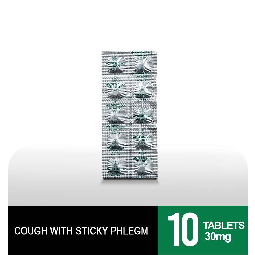 Myracof 10 Tablets (For Relief of Cough With Phlegm) | Lazada PH