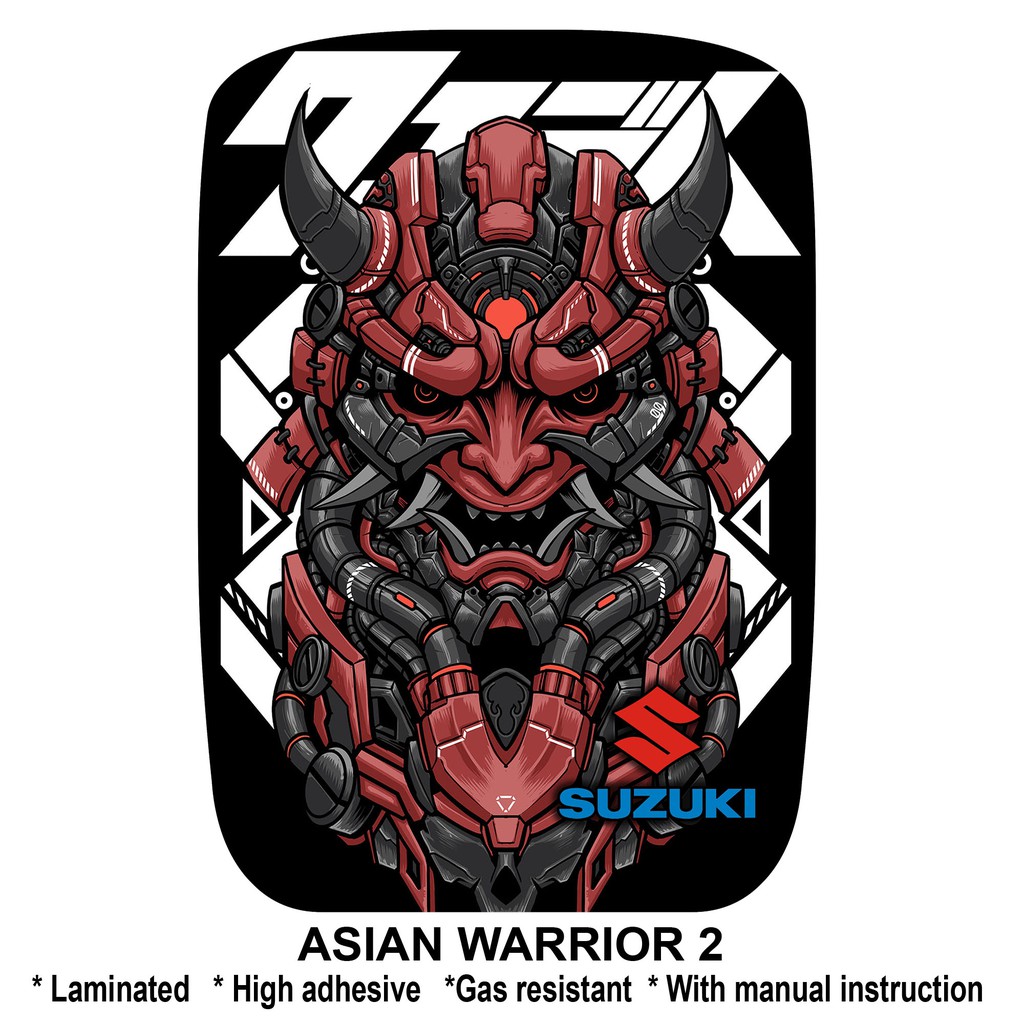 SUZUKI SMASH GAS TANK STICKER ASIAN WARRIOR 2 ej cycle | Lazada PH