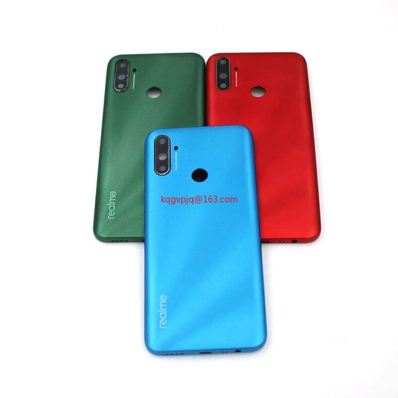 Kqgv- Metal Back Cover For Oppo Realme C3 RMX2020 RMX2021 Rear ...
