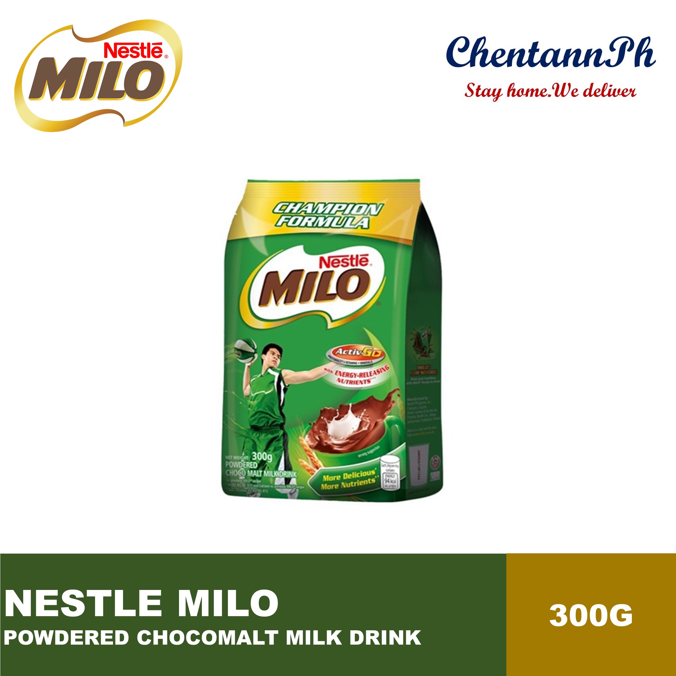 300G - NESTLE MILO Activ-Go Powdered Choco Malt Milk Drink 300G | Lazada PH