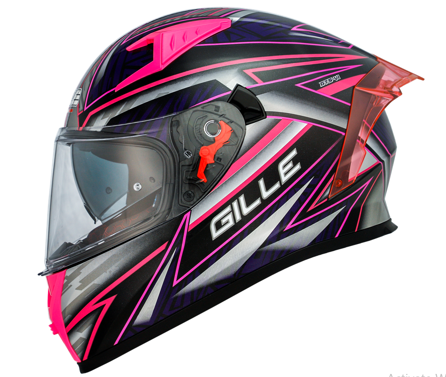 GILLE HELMET GTS-V1 135 PITSTOP (PURPLE) | Lazada PH