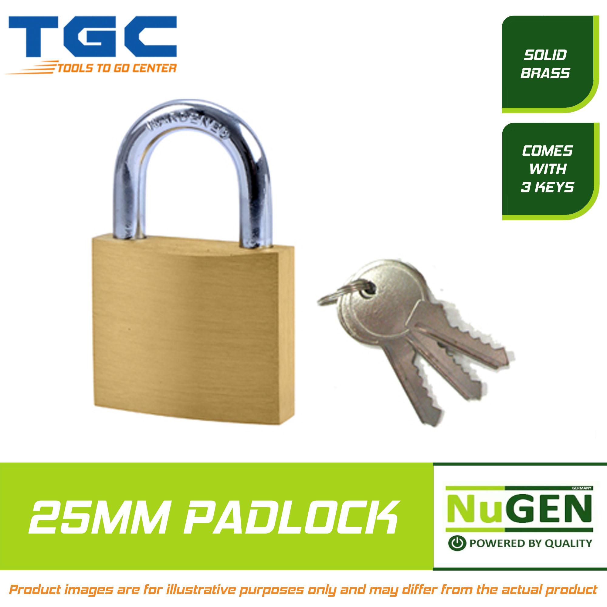 NuGEN 25mm Solid Brass Padlock 25 mm | Lazada PH