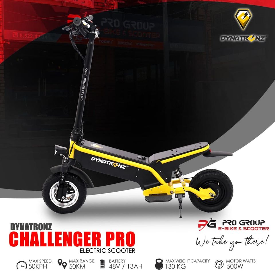 Electric scooter bike sales challenger pro 48v 500w led display shock ...