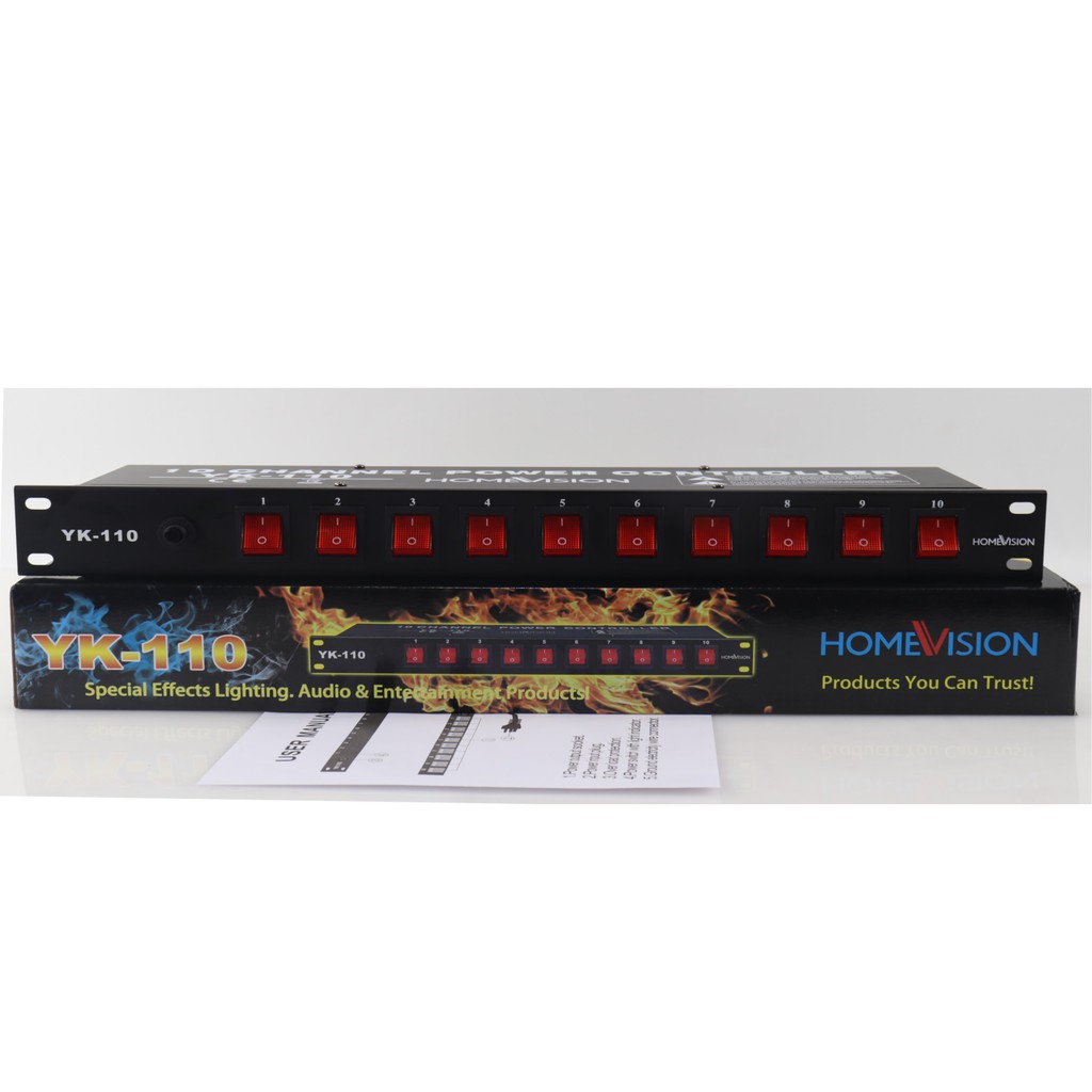 HOME VISION YK-110HV 10 Channel Power Controller | Lazada PH