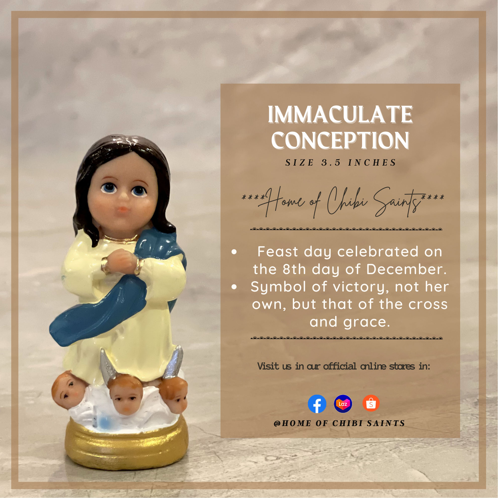 Chibi Saint - Immaculate Conception | Lazada PH