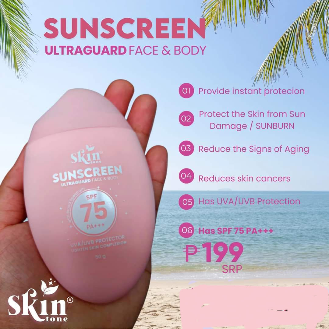 SkinTone Sunscreen Spf 75 | Lazada PH