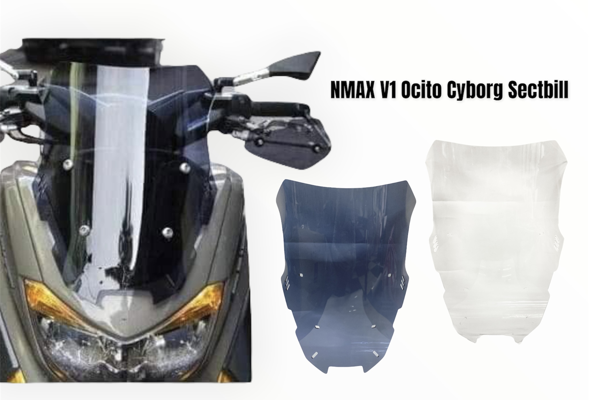 DEN NMAX V1 Sectbill Ocito Cyborg Windshield | Lazada PH