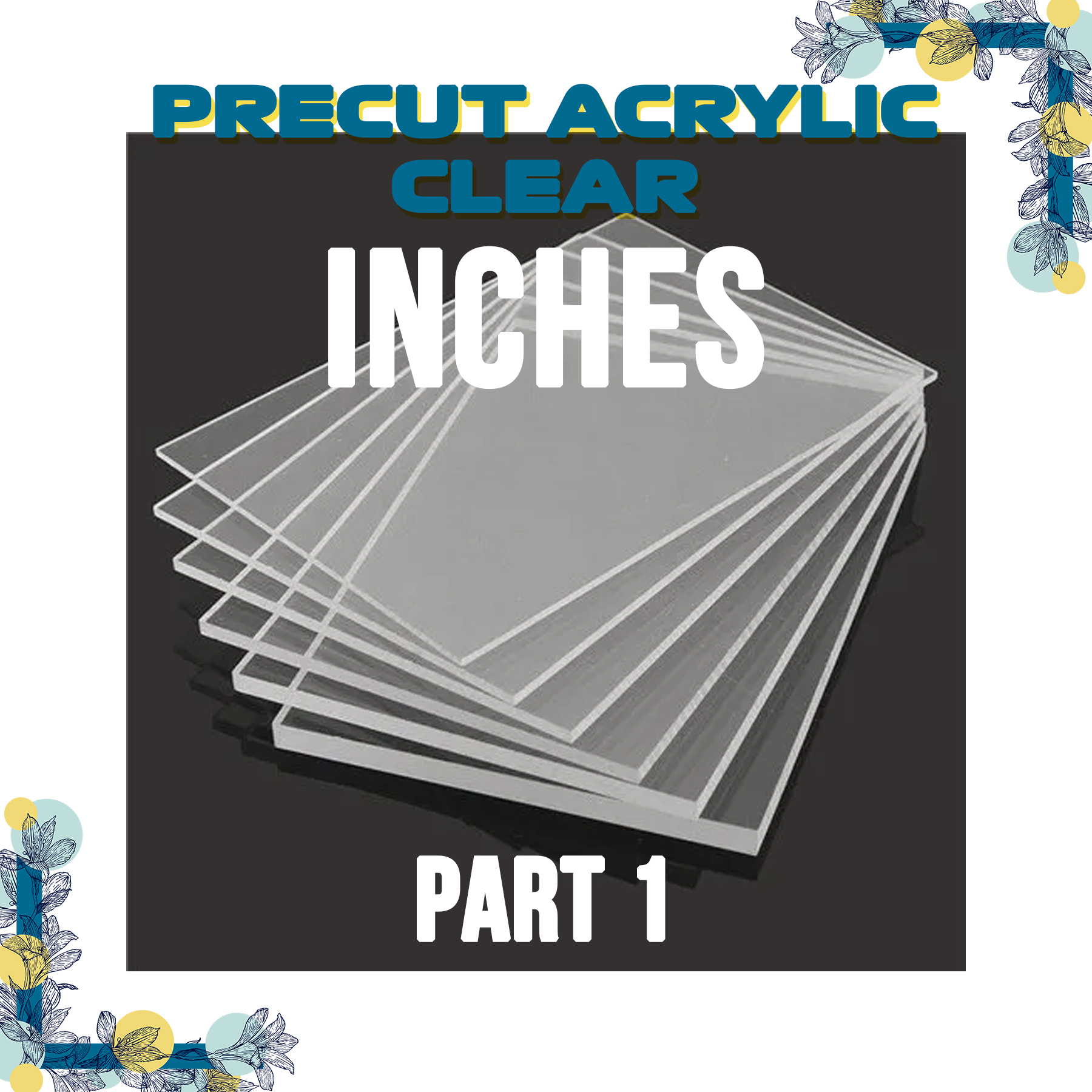 Clear Pre-Cut Acrylic Sheets INCHES [PART 1] PAPOLS | Lazada PH