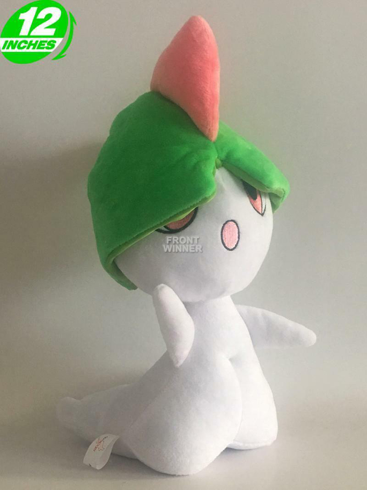 Pokemoned Ralts Plush Stuffed Toy Cute Peluche Anime Doll Christmas ...