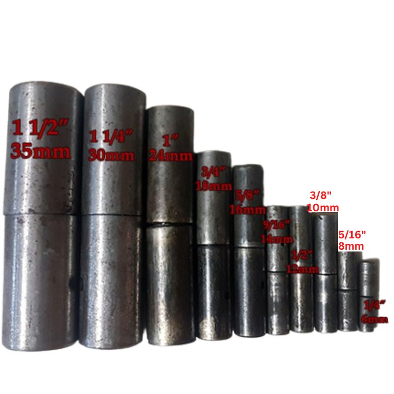 Cylindrical Hinges 6mm to 24mm | Iron Hinge Welding Door Shaft Door ...