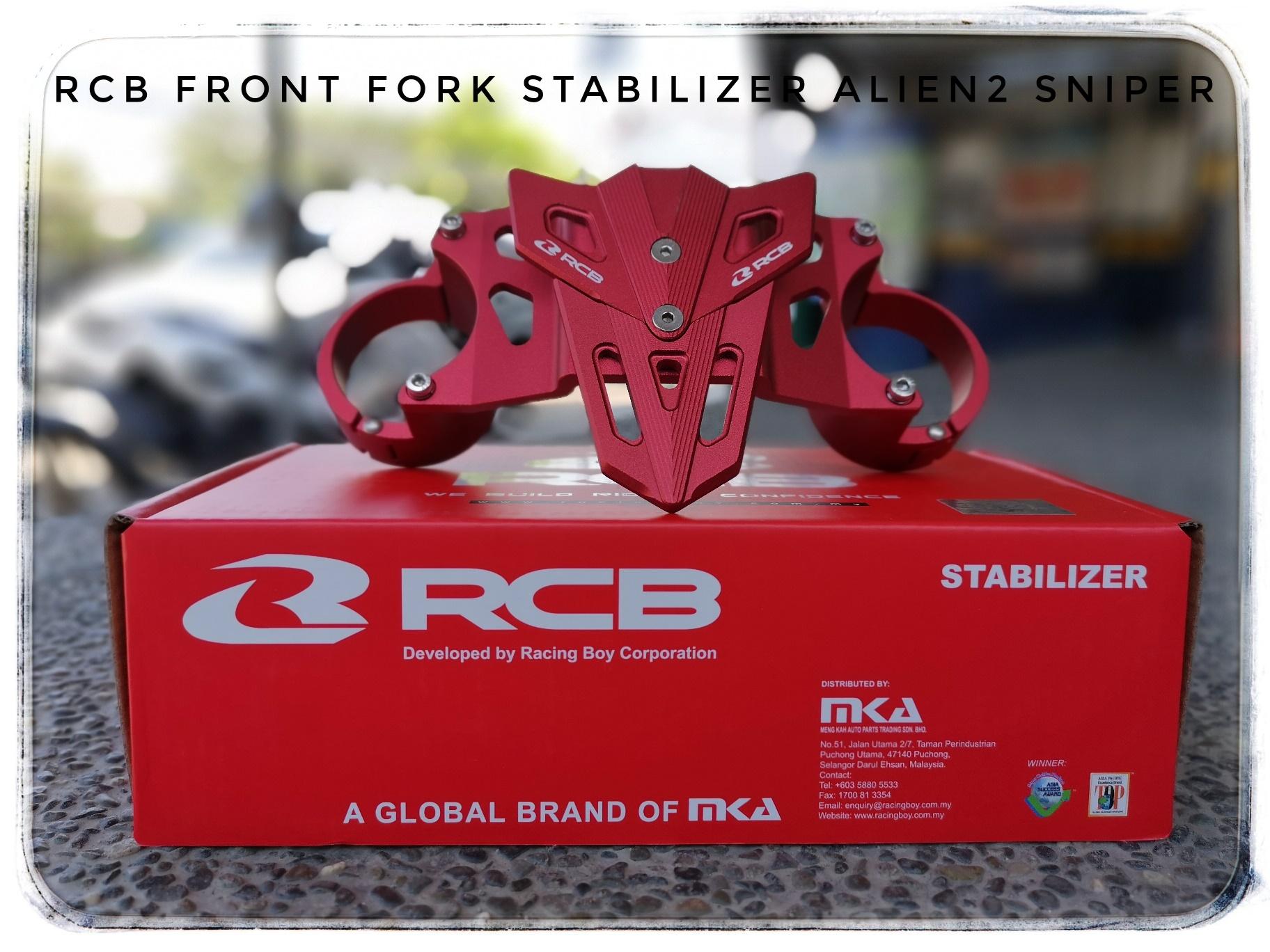 RCB Alien2 Front Fork Stabilizer for Sniper135/150 Red | Lazada PH