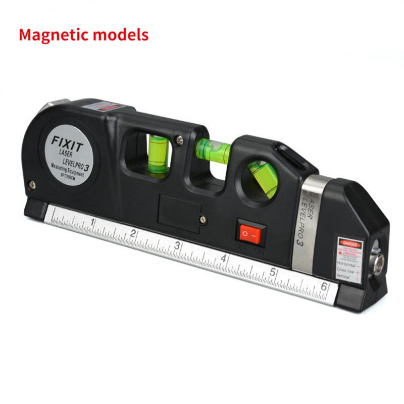 Level Infrared Level Ruler Horizon Vertical Measure 8FT Aligner ...