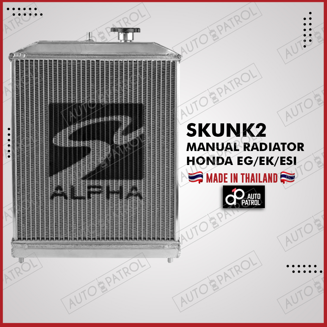 Skunk2 Automatic/Manual Radiator Full Aluminum Honda EG / ESI / EK 1992 ...