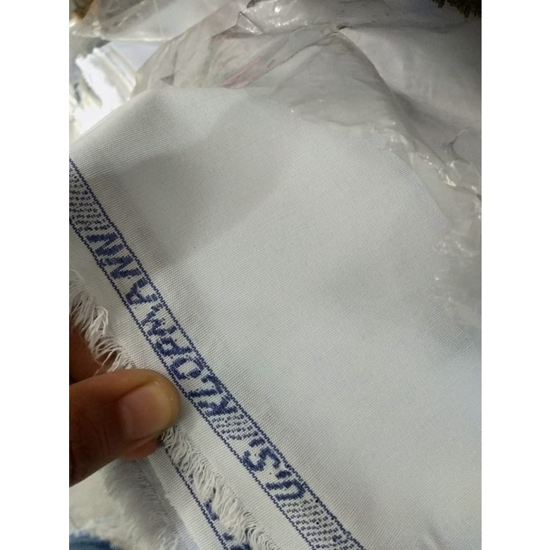 Klopman/Clothman White Fabric Tela for School/Office Uniform and Pants ...