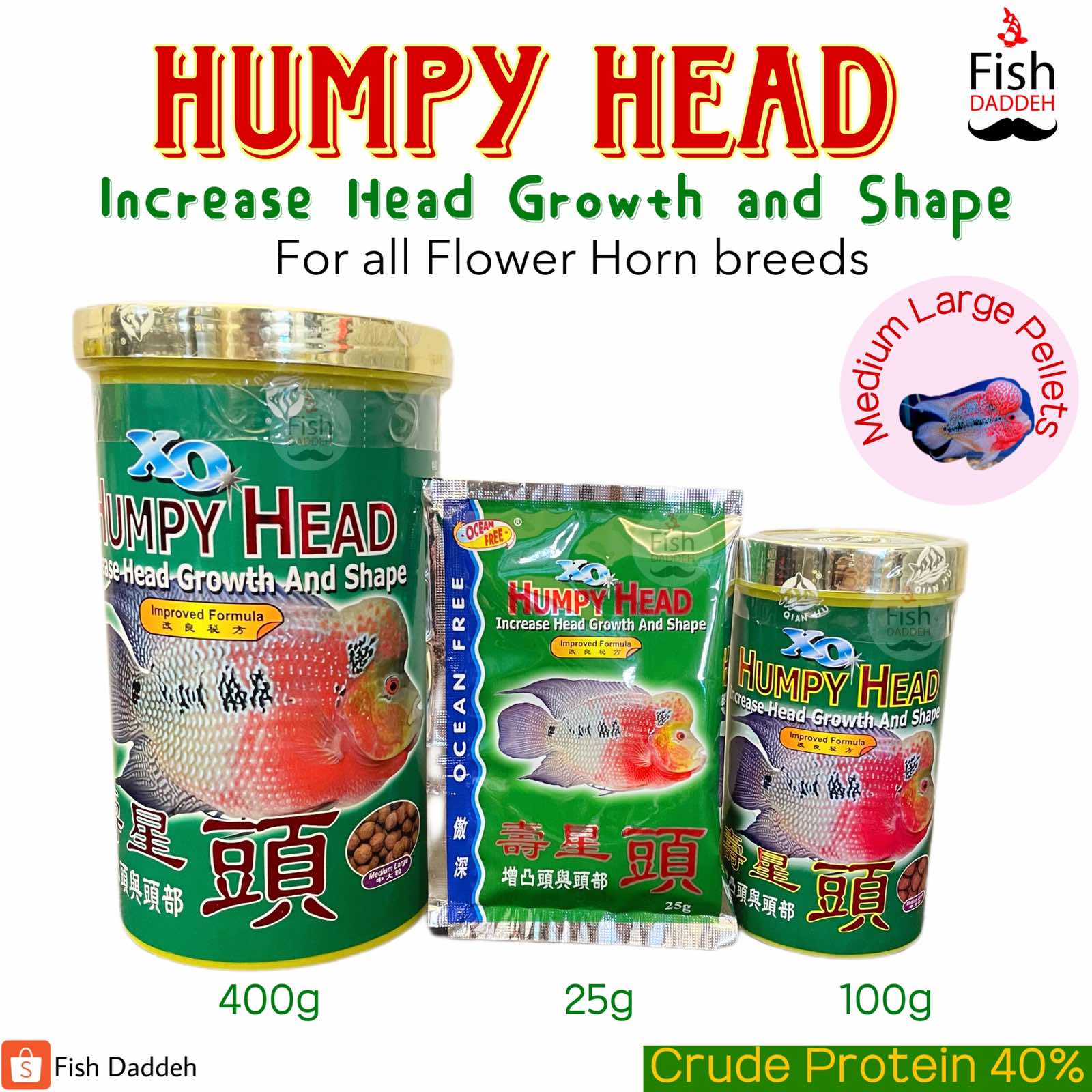 XO Humpy Head 25g 100g 400g by Ocean Free | Lazada PH