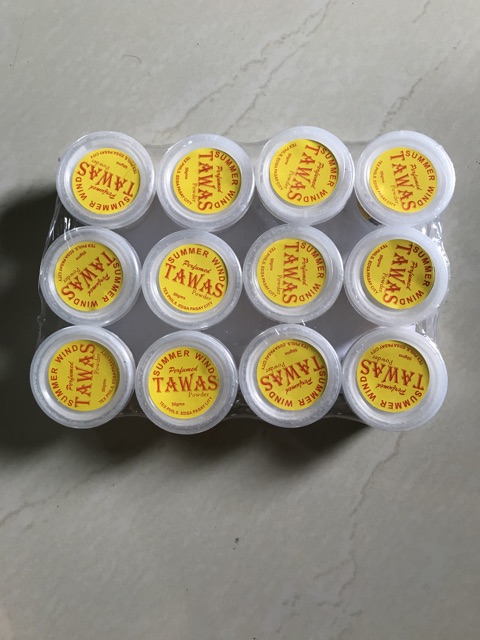 Tawas Powder 50g Summer Wind per dozen Red Yellow Perfumed | Lazada PH