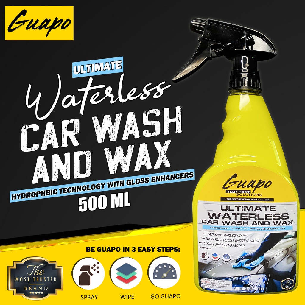 【READY STOCK】 Guapo Car Care Solutions Ultimate Waterless Car Wash Wax ...