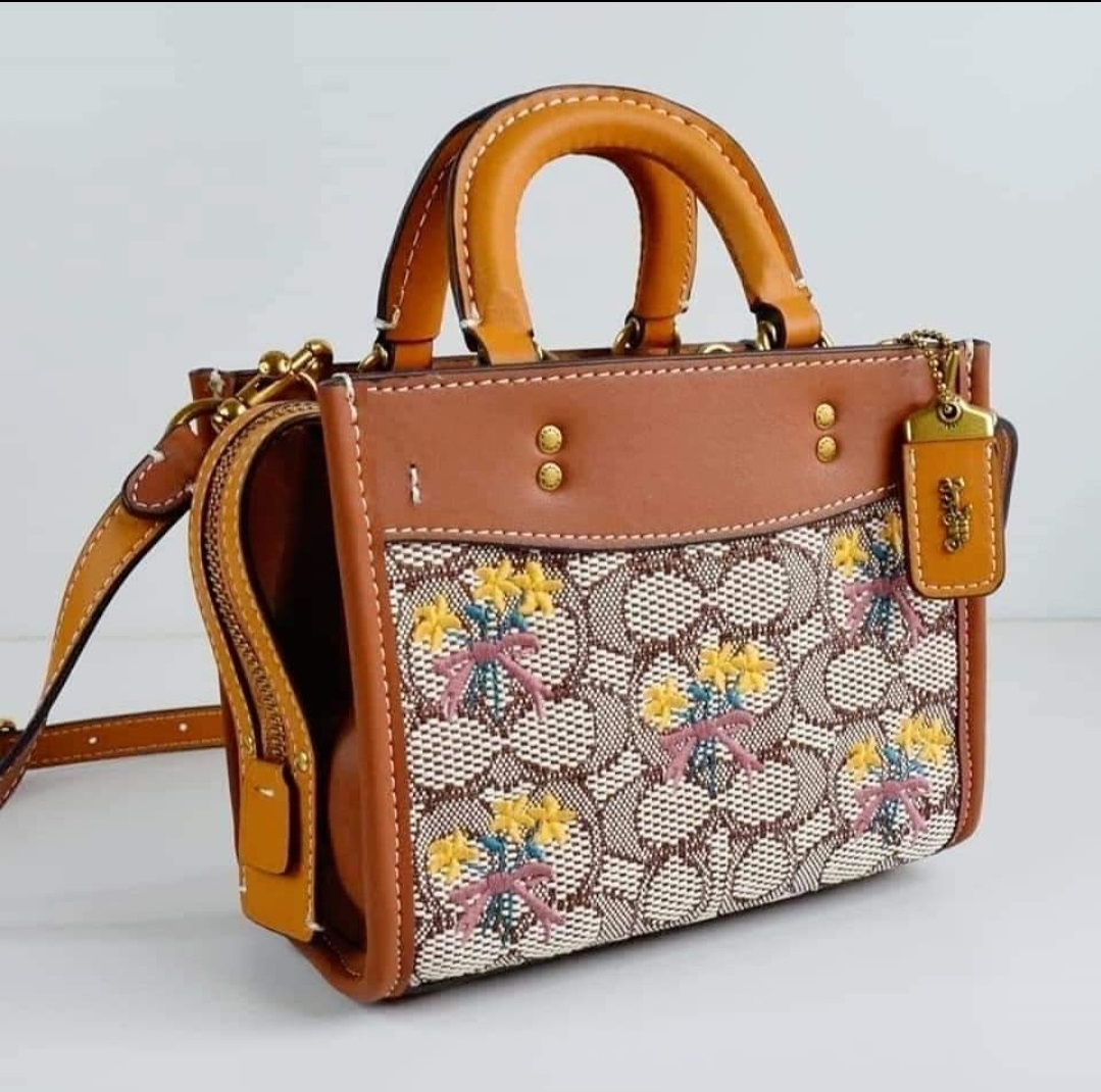 Guaranteed Authentic Coach Rogue 17 In Signature Textile Jacquard With ...