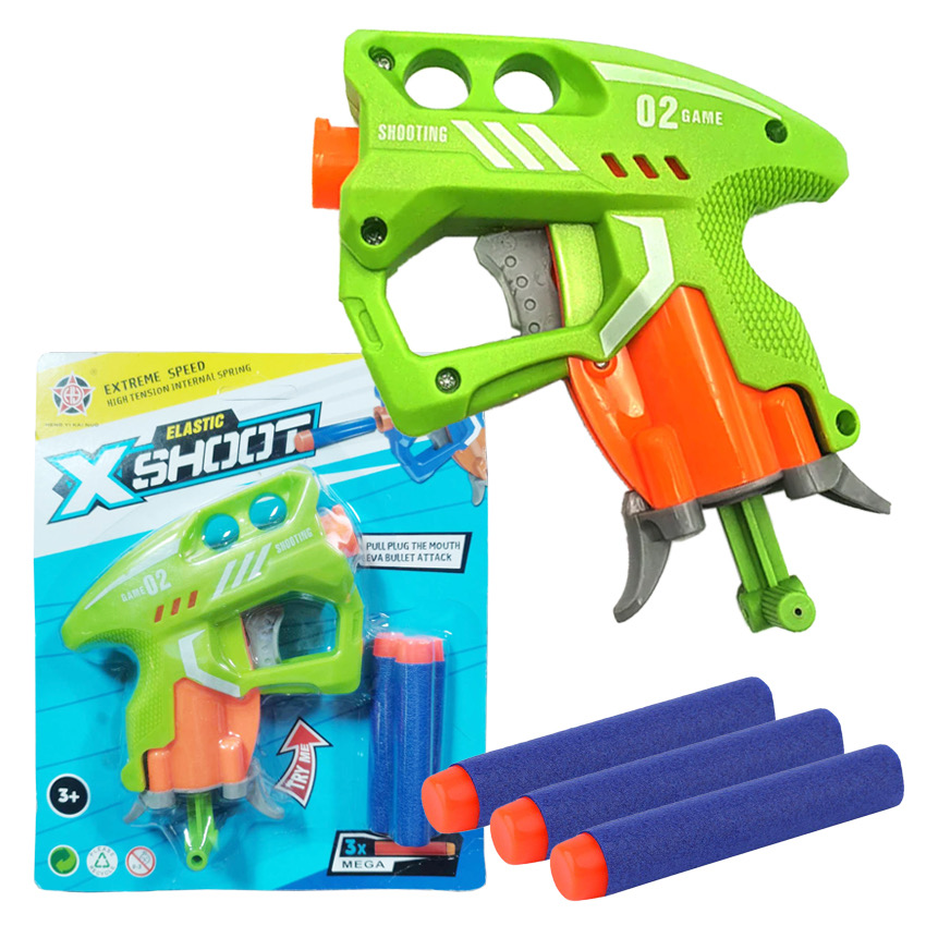 Xshoot Extreme #Nerf Blaster Toy Gun with 3 Soft Bullets | Lazada PH