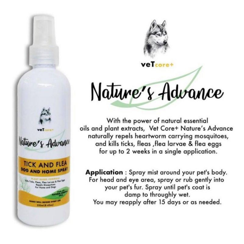 Vetcore + Spray Soap Anti tick and flea for pets♨ | Lazada PH