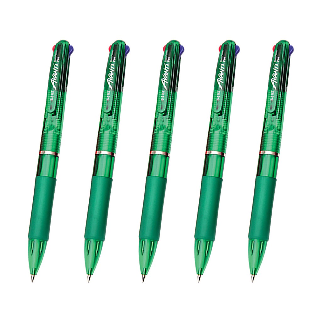5Pcs Avanti Tri Color Pen Green Barrel | Lazada PH