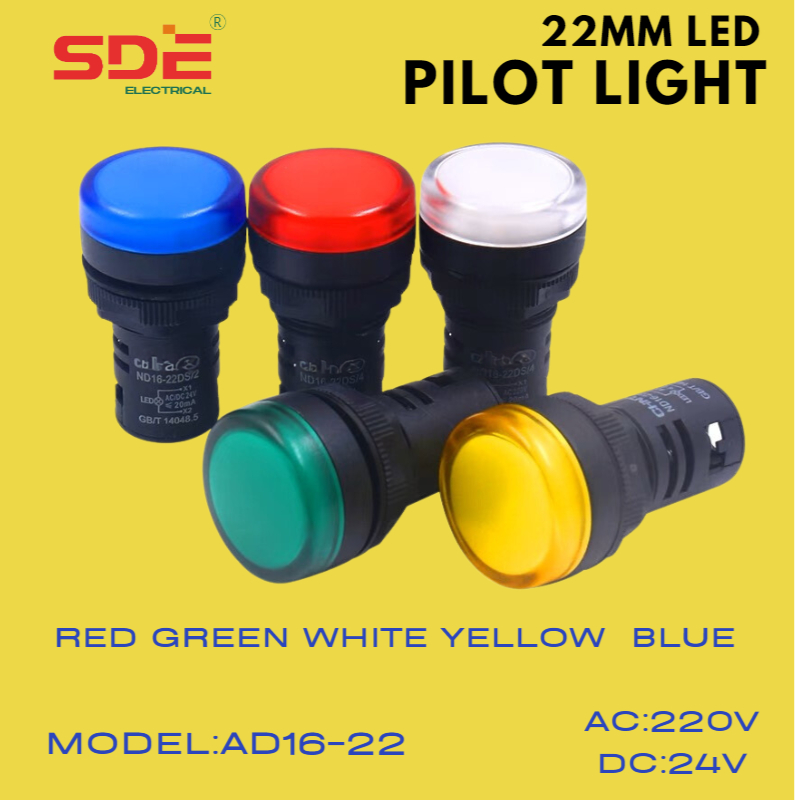 SDE PILOT LIGHT 220VAC AND 24VDC (22MM DIAMETER) | Lazada PH