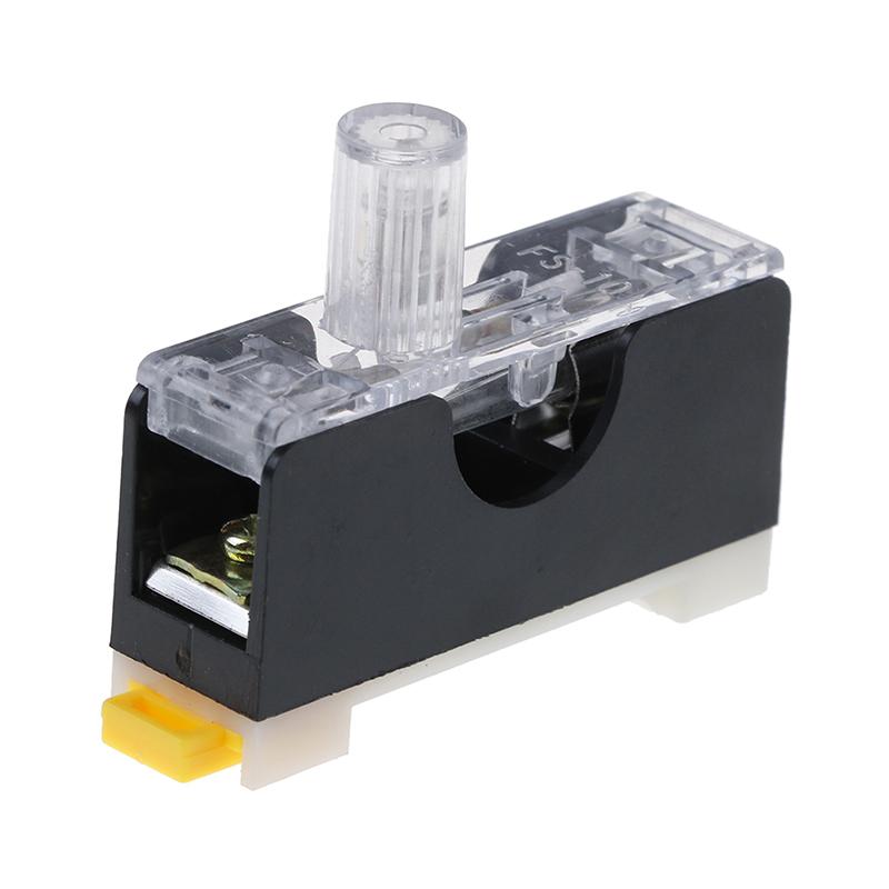 bianzai FS101 10a 6*30mm fuse socket with indicator light din rail ...