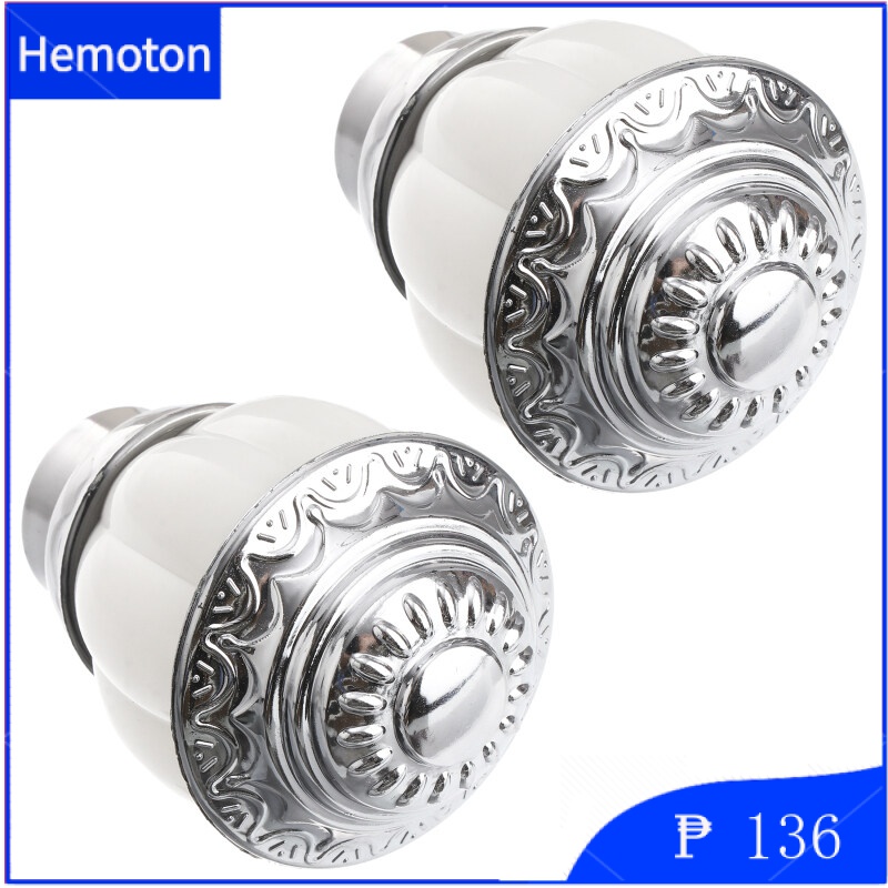 Hemoton 2 Window Curtain Rod End Pumpkin Design Window Pole Finals Rod ...
