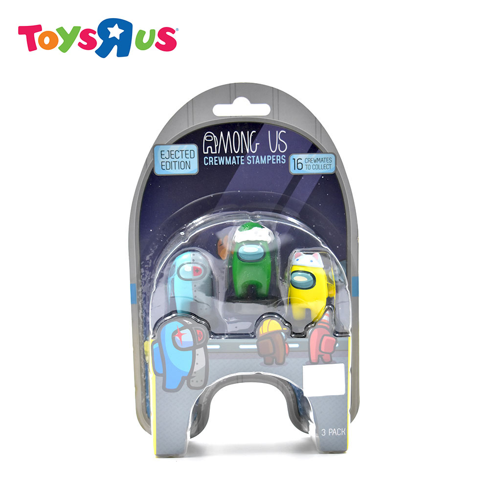 Among Us Ejected Edition Crewmate Stampers 3-pack Figures (BlueGray ...